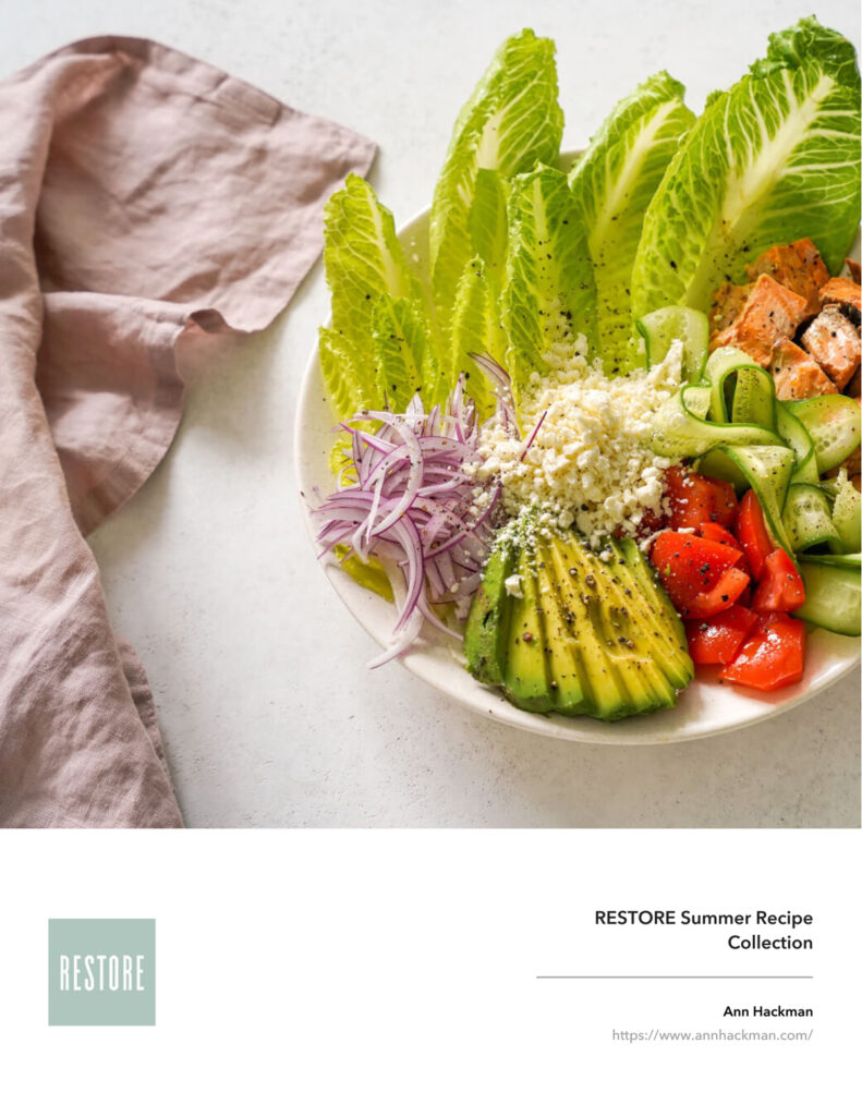 RESTORE Summer Recipe E-Book | Ann Hackman